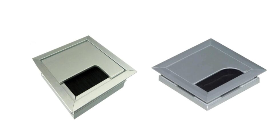 Square Desk Grommets | Eurofit Systems